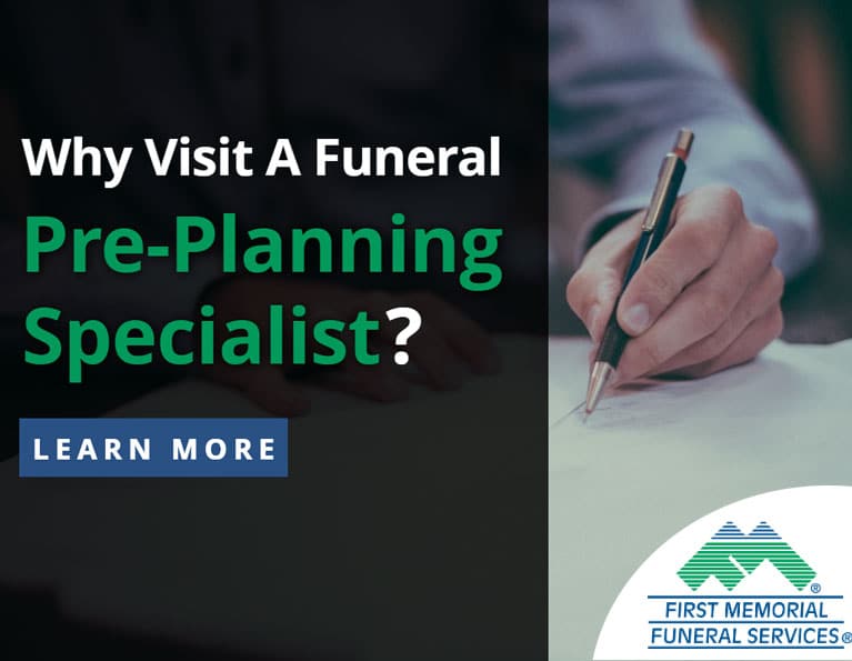 Funeral pre planning First Memorial Fair View Funeral pre planning First Memorial Fair View